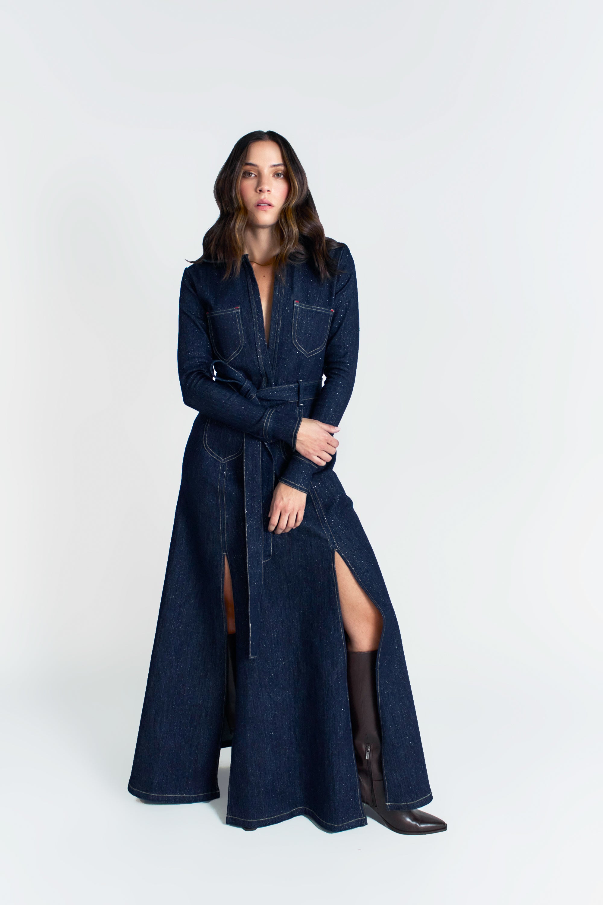 Vestido Victoria – BLEU COUR